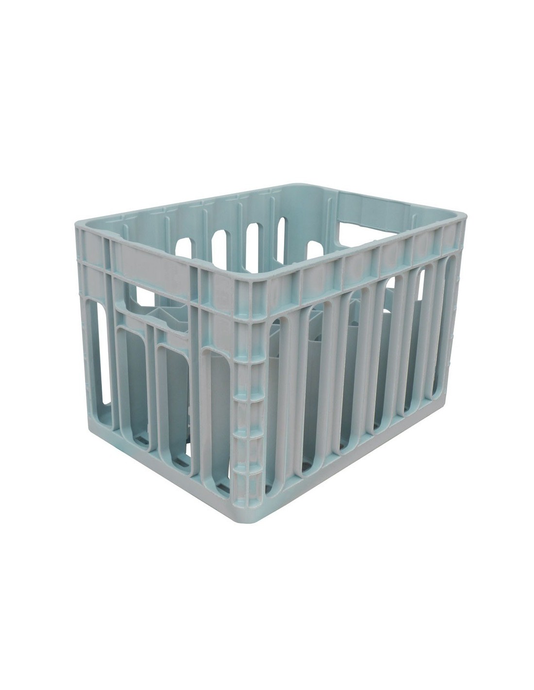 Jaba plástica 24 botellas color gris claro